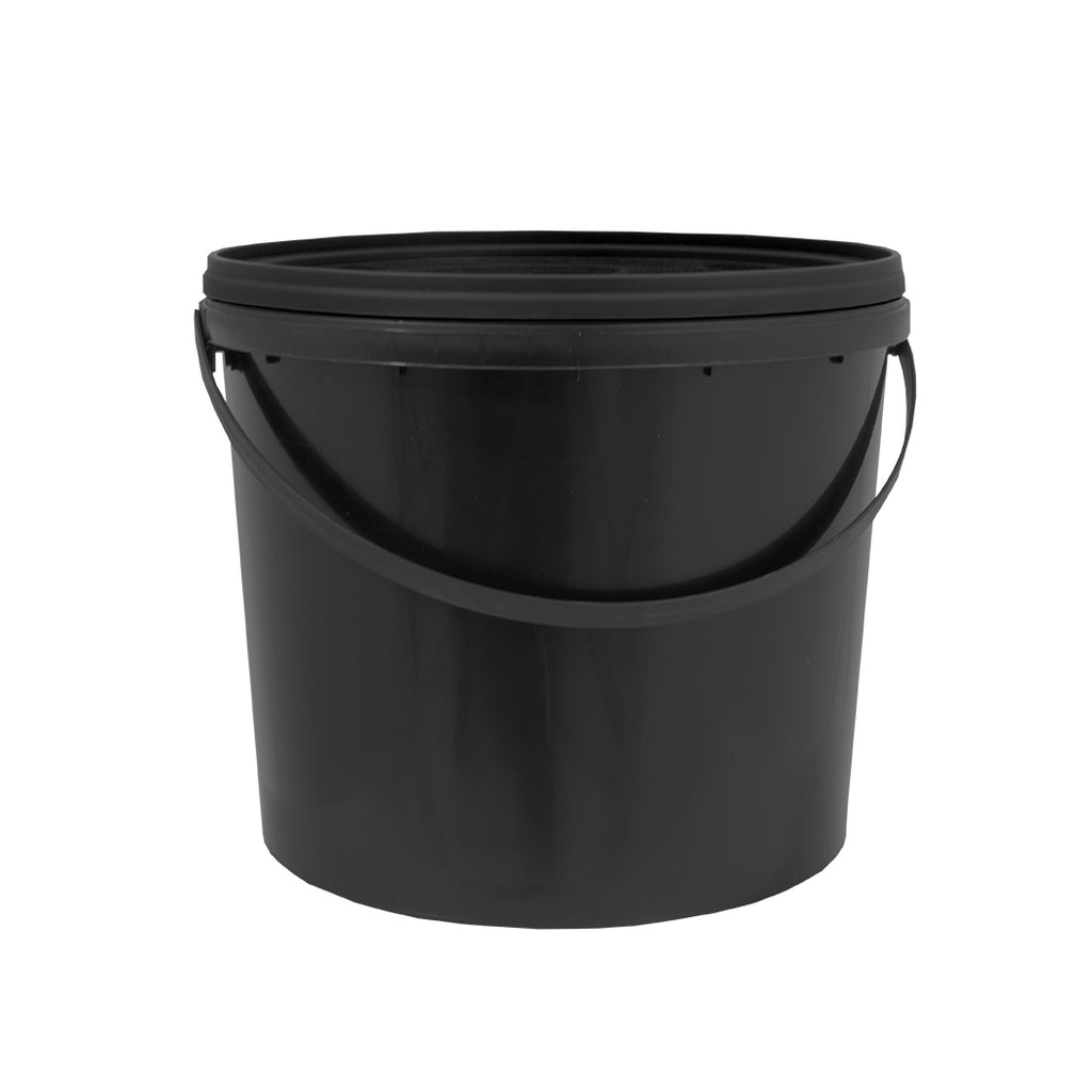 Round Black Bucket | National Hydroponics